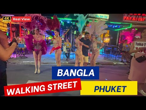 [🇹🇭 4K HDR] Bangla Walking Street Phuket | Phuket Nightlife 2024 ...