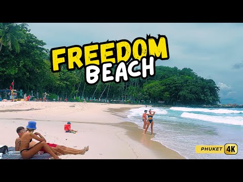 [🇹🇭 4K HDR] Walking Freedom Beach | Best Beaches in Thailand | Phuket ...